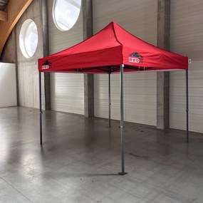 Nůžkový párty stan RedX® PROFI EXTREME COMPOSITE 3x3 m (Plně profesionální párty stan 3x3 m ve verzi s pevnou kompozitovou konstrukcí - dostupný v 16)