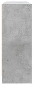 Příborník betonově šedý 91 x 28 x 75 cm kompozitní dřevo