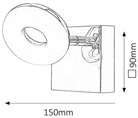 Rabalux 5716 - LED koupelnové svítidlo BEATA LED/5W/230V IP44