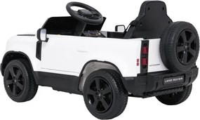 Elektrické autíčko Land Rover Defender bílé