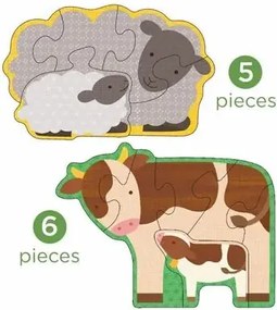 Petit Collage První puzzle zvířátka z farmy / od 2 let