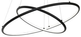 Závěsné LED svítidlo Orion, 2x LED 53w, 3000k, b