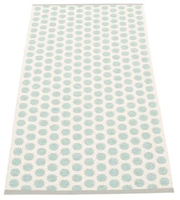 Vinylový koberec Pappelina NOA Pale Turquoise/Vanilla/Warm Grey Edge velikost: 70x250cm