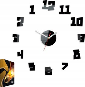 Nástěnné hodiny v moderním akrylovém stylu Crazy Clock Kulatý