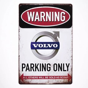 Kovová cedule Volvo Parking