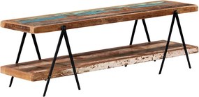 TV stolek 160 x 40 x 50 cm masivní recyklované dřevo 247886