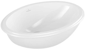 Villeroy & Boch Evana - Bezotvorové umyvadlo pod desku, 50x35 cm, s CeramicPlus 614700R1