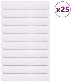 Saunové osušky FROGN 25 ks bílé 80x200 cm 360 g/m² 136664