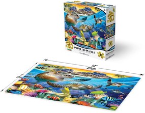 PRIME 3D PUZZLE - Želví pláž 48 dílků