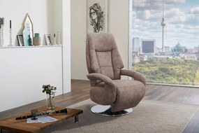 XXXLutz RELAXAČNÍ KŘESLO, textil, šedohnědá Sit & More - Online Only křesla & taburety - 000144005908