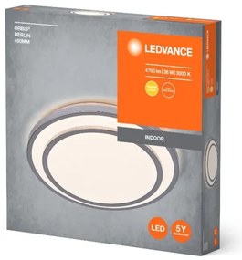 Ledvance - LED Stropní svítidlo ORBIS BERLIN LED/36W/230V stříbrná