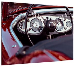 Skleněný obraz - Detail automobilu (70x50 cm)