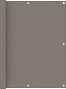 vidaXL Balkonová zástěna 120 x 600 cm 100% polyester oxford [134935] Barva: taupe