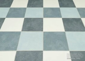 Breno PVC TEX-STYLE Vichy 707M - dlažba, šíře 100 cm