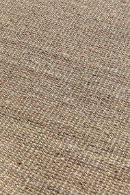Hanse Home, Běhoun Bouclé Jute 105975 Grey Brown, 80x200, hnědá, chodba / předsíň