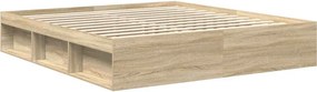 Rám postele dub sonoma 200 x 200 cm 3203889