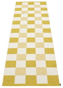 Vinylový koberec Pappelina PIX Mustard/Vanilla/Pale Yellow velikost: 70x240cm