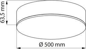 Závěsné LED svítidlo McLED Nova R 500 50W 3000K ML-416.085.33.5