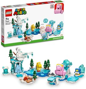 Lego stavebnice lego super mario 71417 sněhové dobrodružství s fliprusem – rozšiřující set