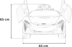 Dětské elektrické autíčko McLaren Artura 4×4 černé