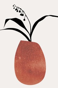 Ilustrace Flowerpot, Kubistika, (26.7 x 40 cm)