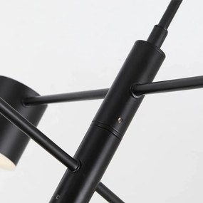 Toolight - LED stropní svítidlo APP596-4C, černá, OSW-08564