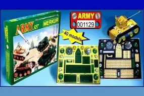 Merkur Army Set / 674 dílů / 40 modelů / od 5 let