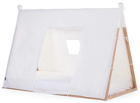Textilní potah Tipi White na rám postele stan 70x140cm
