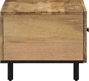 vidaXL Konferenční stolek 80x50x40 cm masivní mangovníkové dřevo [356896] Barva: Černá