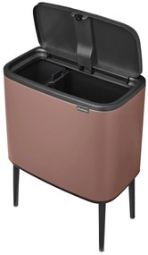 Brabantia BO Touch Bin 11+23L saténově hnědá