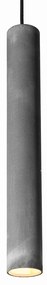 Svěšené válcové železné svítidlo Roest Vertical Dekor: Zinek, Výška: 450 mm