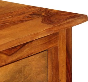 Příborník se 3 zásuvkami 110x30x80 cm masivní akáciové dřevo 338032