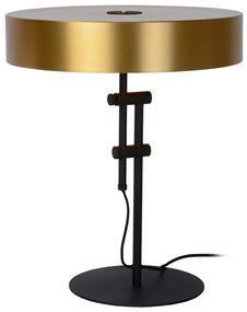 Lucide 30570/02/02 stolní lampa Giada matně zlatá, 2xE27, ø40cm