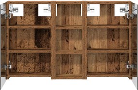 Sada koupelnových skříněk 3 ks 80 x 10,5 x 50 cm 3403654