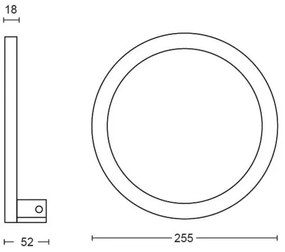 Philips 40901/30/P9-LED RGBW Stmívatelné nástěnné svítidlo Hue SANA LED/20W/230V