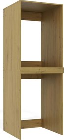 Skříňka na pračku a sušičku POLA TWIN dub artisan