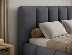 Postel Edvige + Dřevěný rám + Standardní zdvih + kontejner 140x200