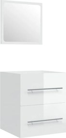 vidaXL Umyvadlová skříňka s vestavěným umyvadlem kompozit [3114165] Barva: Betonová šedá