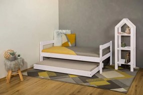MAXIDO Česká dětská postel Vigo s přistýlkou 200x140 bílá
