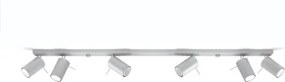 Stropní bodové svítidlo SOLLUX Ring 6l GU10 6x40W bez zdroje SL.0454 šedá