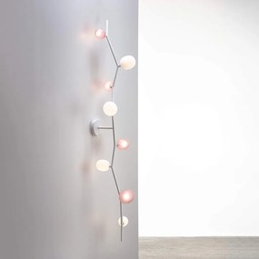 Nástěnné svítidlo v organickém designu Ivy Wall Počet světelných zdrojů: 8