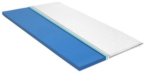 Vrchní matrace 100 x 200 cm paměťová pěna Visco 6 cm 282777