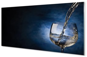 Obraz na skle Bílé víno sklo 140x70 cm