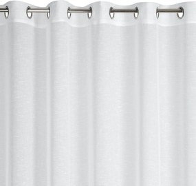 ZÁCLONA NA KROUŽCÍCH LEXY 300 CM X 250 CM CM BÍLÁ