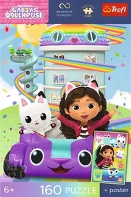 TREFL Puzzle Premium Plus Kids Gábinin kouzelný domek: Roztomilá Gábi