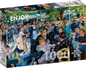 ENJOY Puzzle Auguste Renoir: Tanec v Moulin de la Galette / 1000 dílků