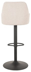 LABEL51 barová židle FENDER krémové bouclé CM-55.020