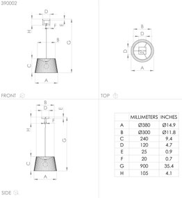 Eglo 390002 - Lustr na lanku BOGOTA 1xE27/40W/230V černá