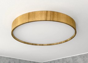 Světlo z dubu 60W, výroba v ČR, stropní svítidlo TURNN 60W, vyrobené ručně z dubového dřeva Teplá bílá 3000 K