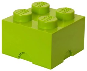 Limetkově zelený úložný box čtverec LEGO®